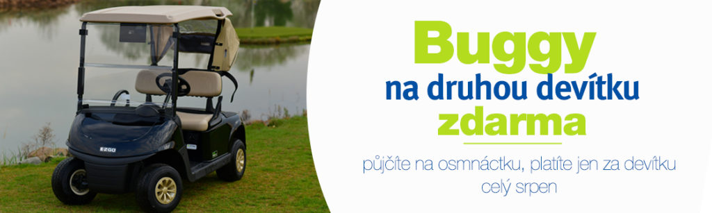 18 jamek: fee + buggy od 890 Kč – Galerie Golf Hostivař